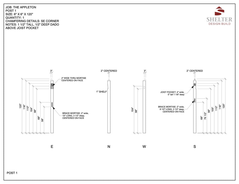 Appleton 14x20 Timber Frame | Plans - Shelter Tools · Shelter Institute