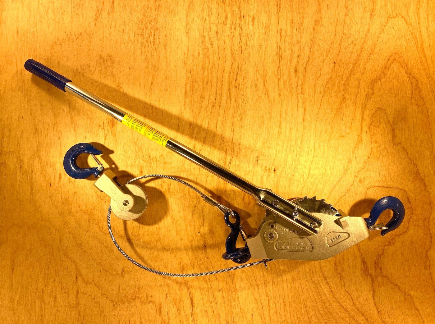 Lug-All 2 Ton Cable Hoist Come Along · Shelter Institute